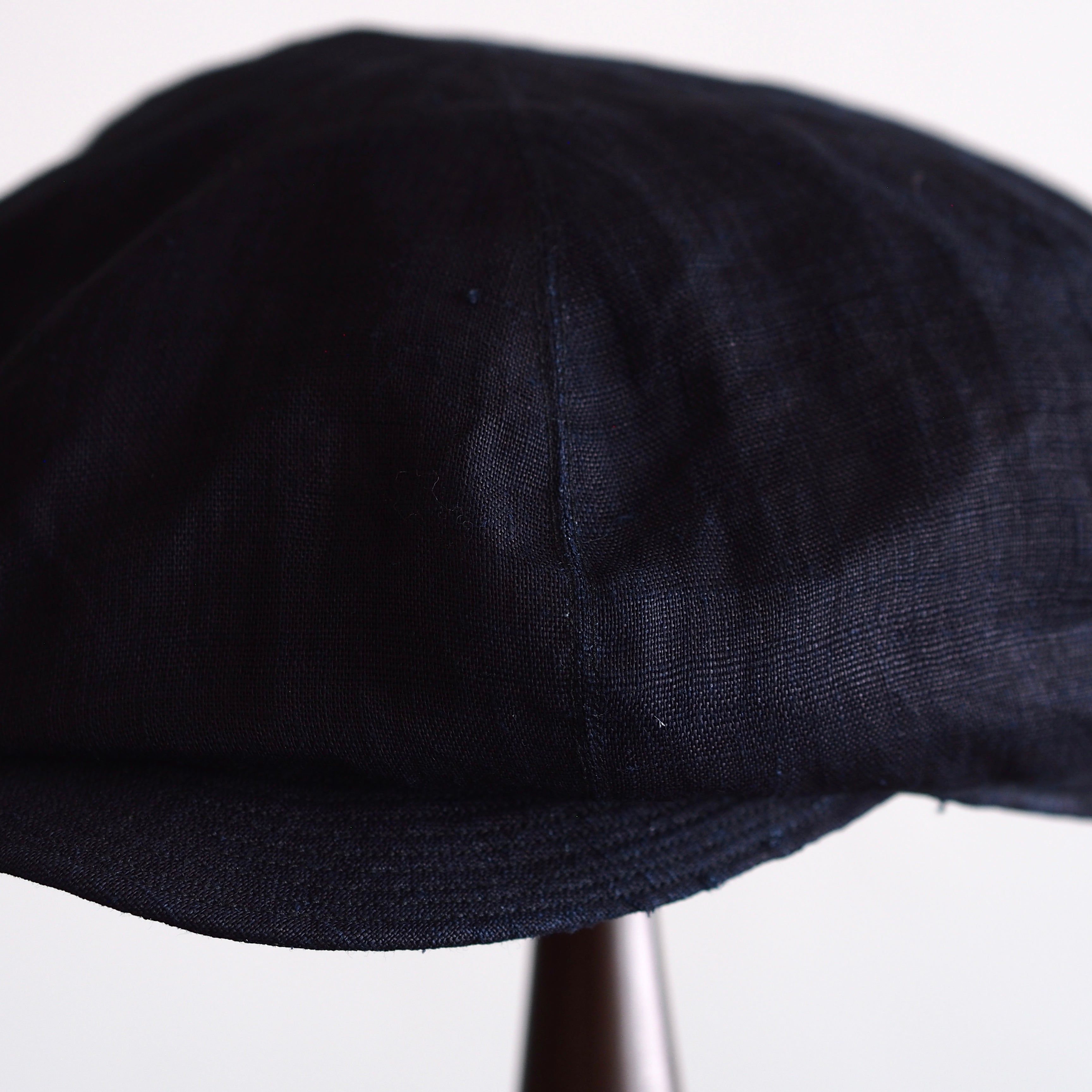 NORA CAP ~type newsboy~60 japan old indigo ramie