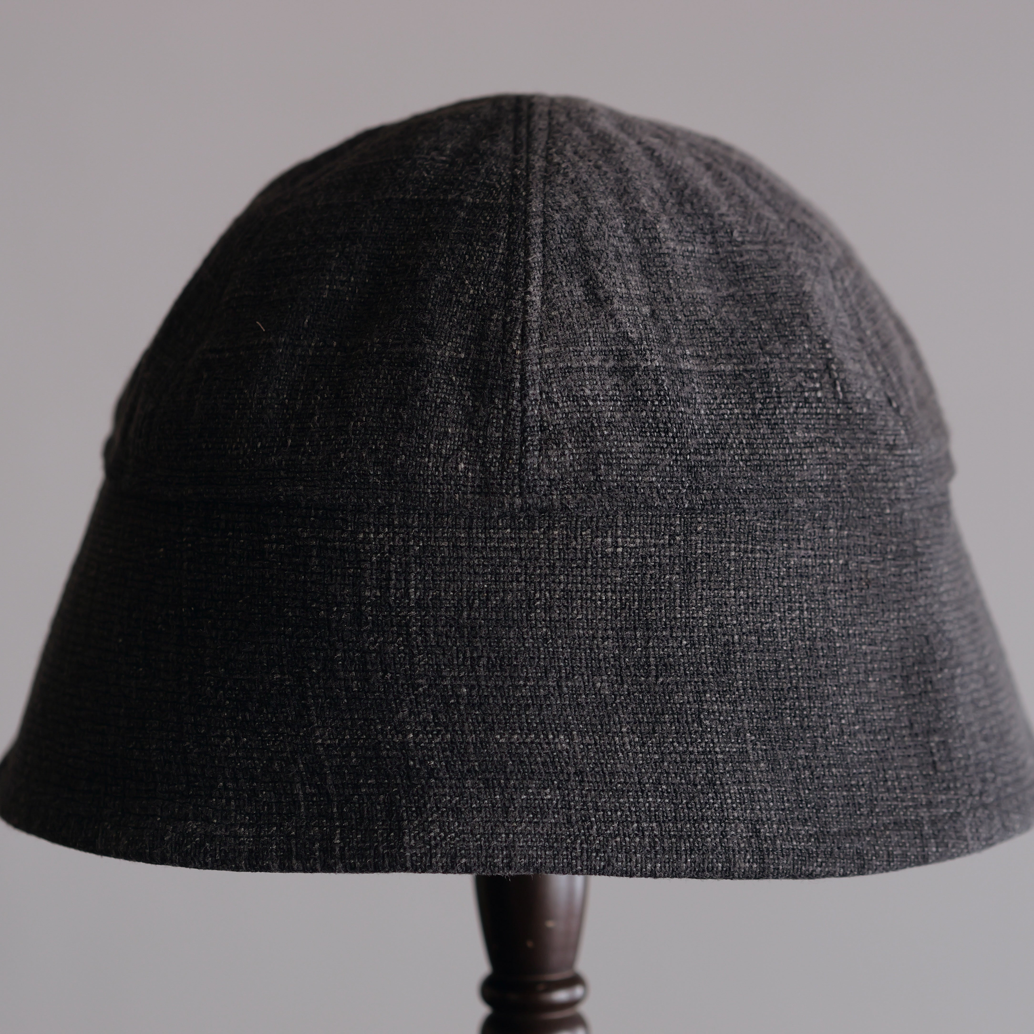 NORA HAT ~type 1st~japan old sumi black hemp fabric