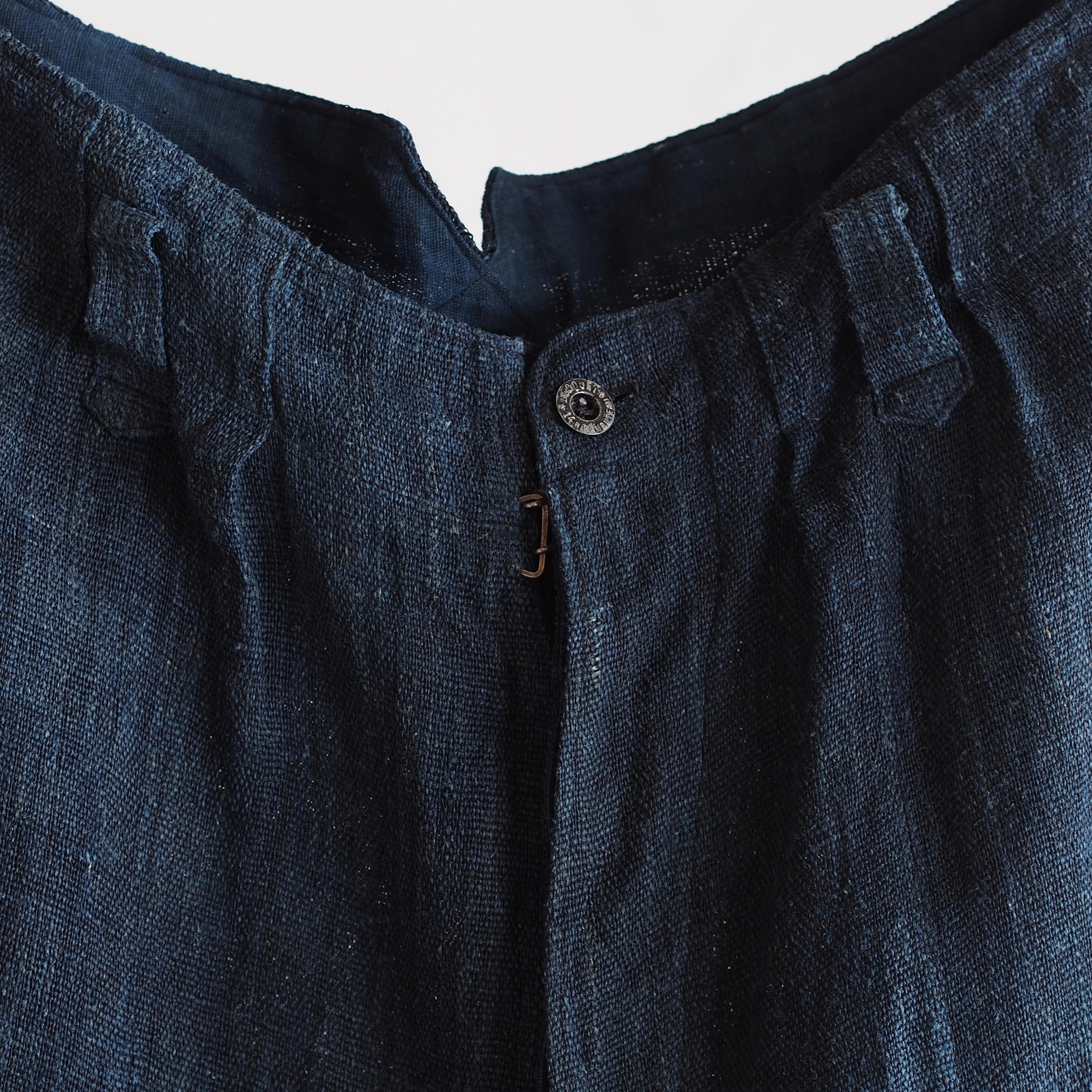 NORA WORK PANTS~japan old linen fabric~南部麻