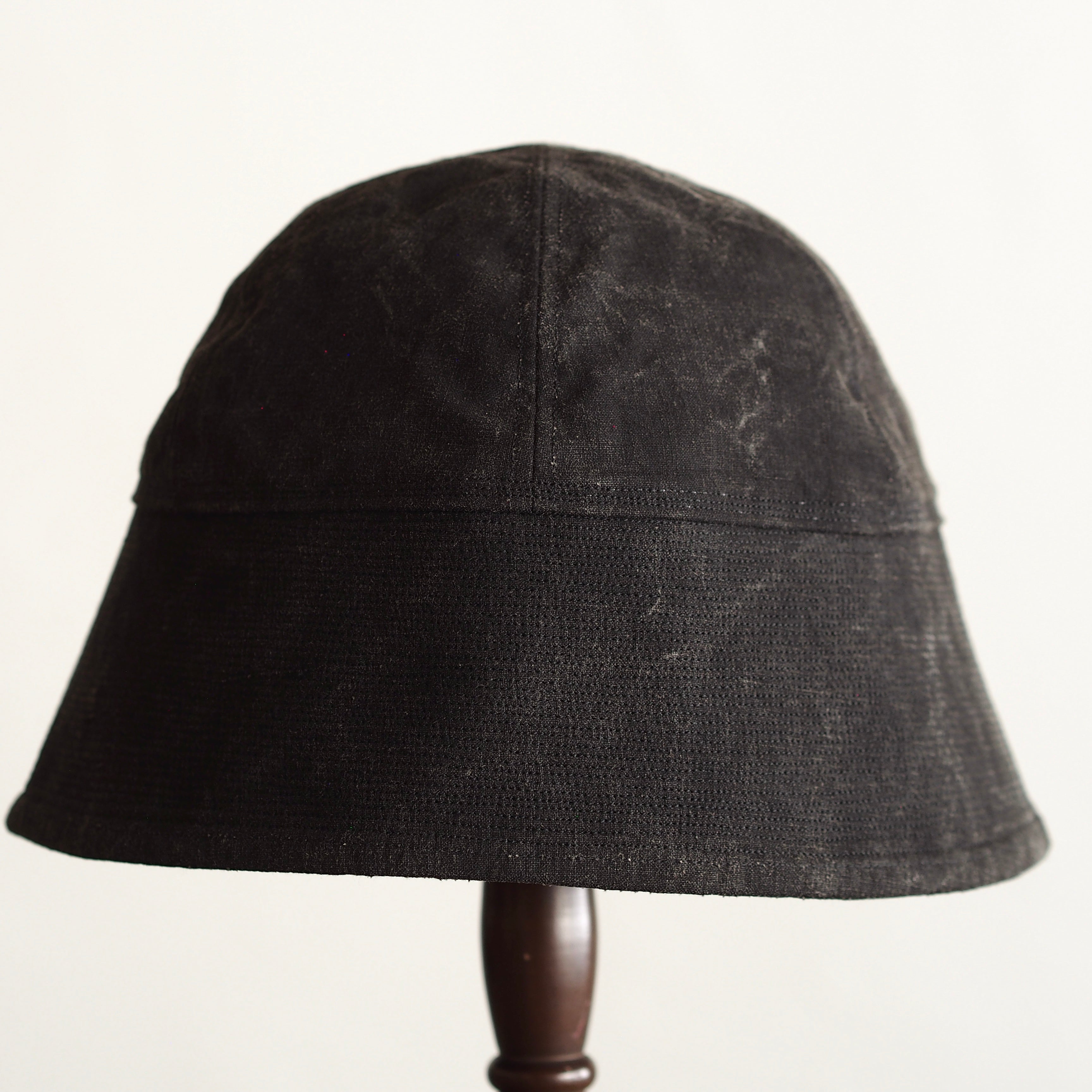 NORA HAT ~type 1st~japan old black cotton fabric⓵