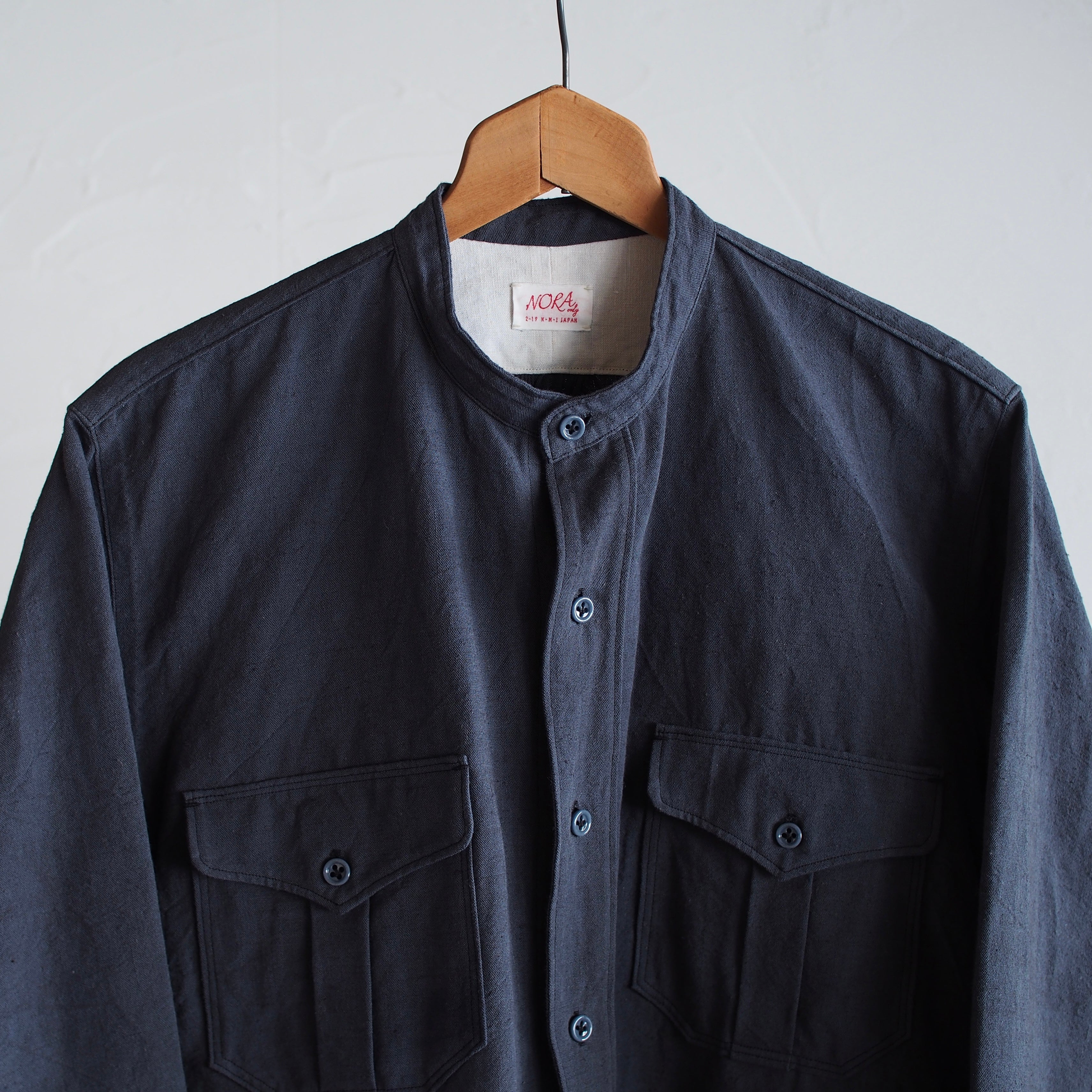 NORA SHIRT~type japan~③french cotton/linen fabric