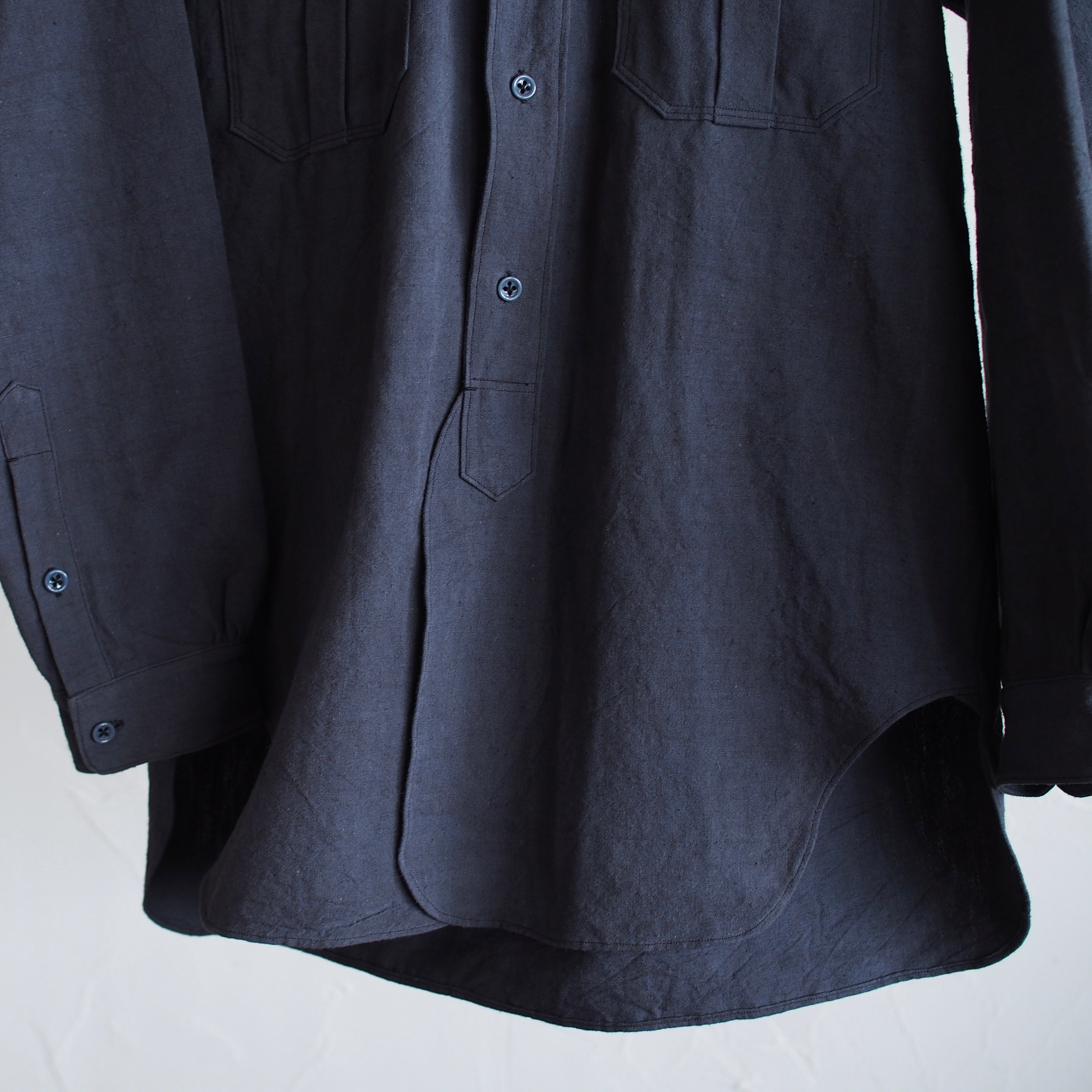 NORA SHIRT~type japan~③french cotton/linen fabric