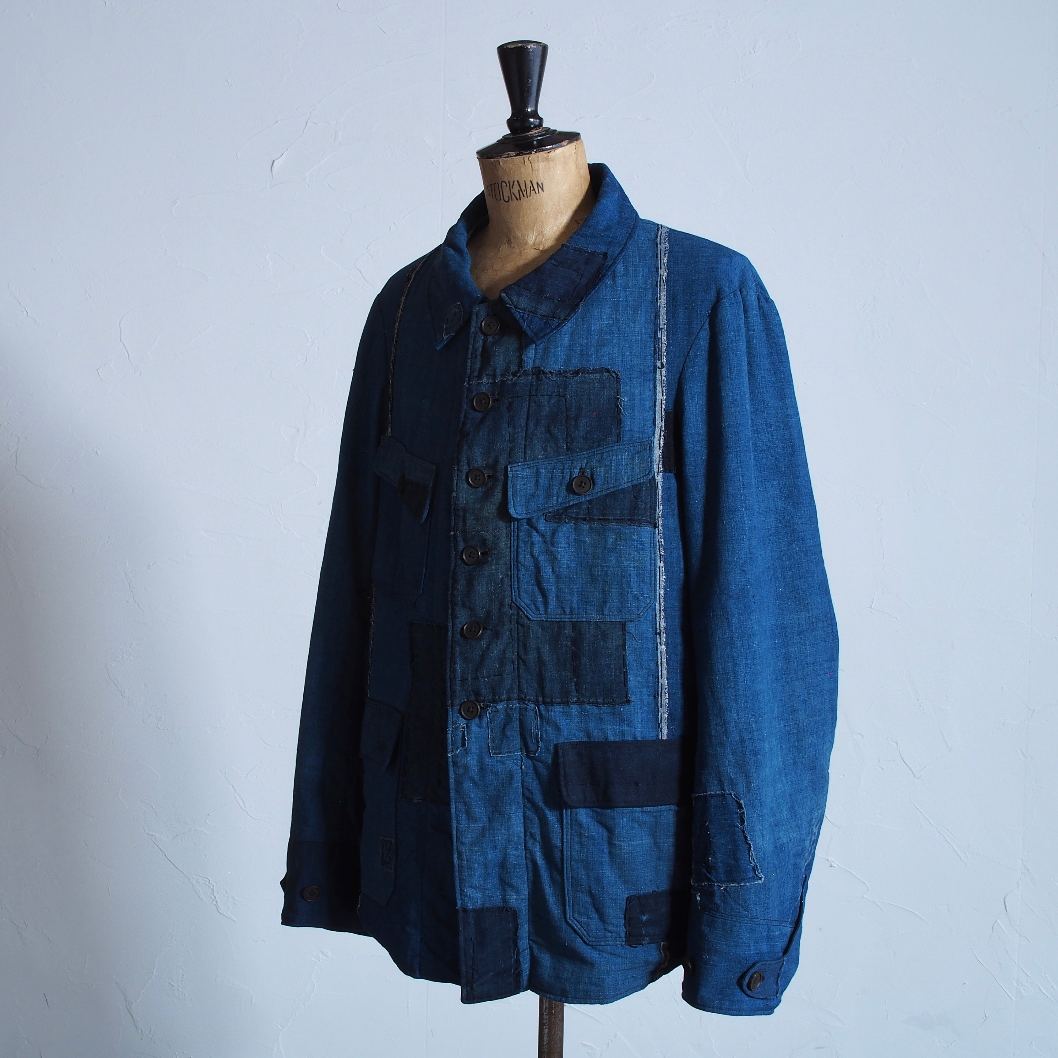 NORA JACKET~Japan vintage indigo fabric~46